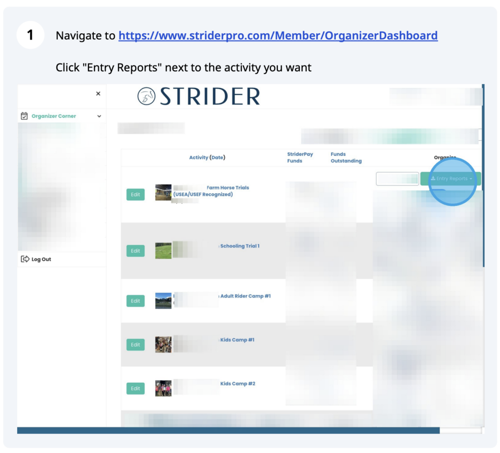 How to Download Rider Entry Packets for USEF or Insurance | STRIDER