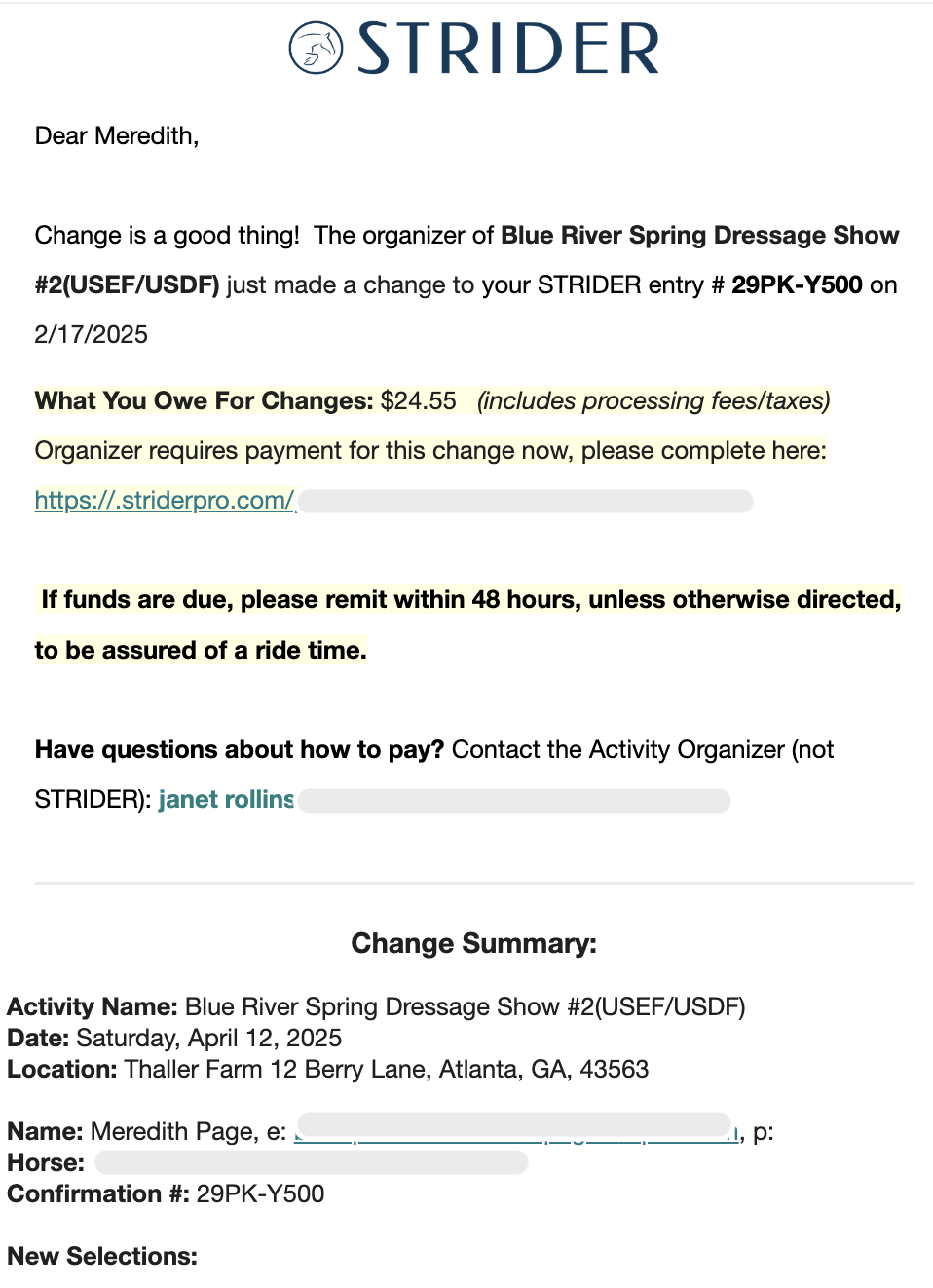 Pay For Entry | STRIDER